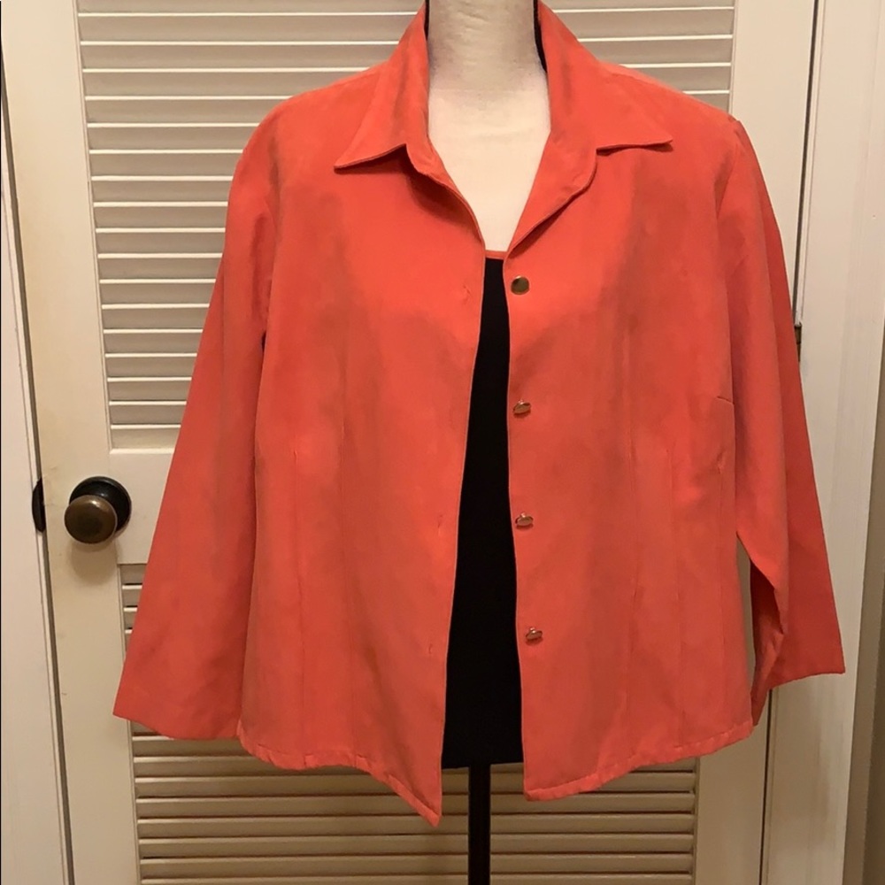 12. Positive Attitude Suede Jacket And Matching Shell - Gem